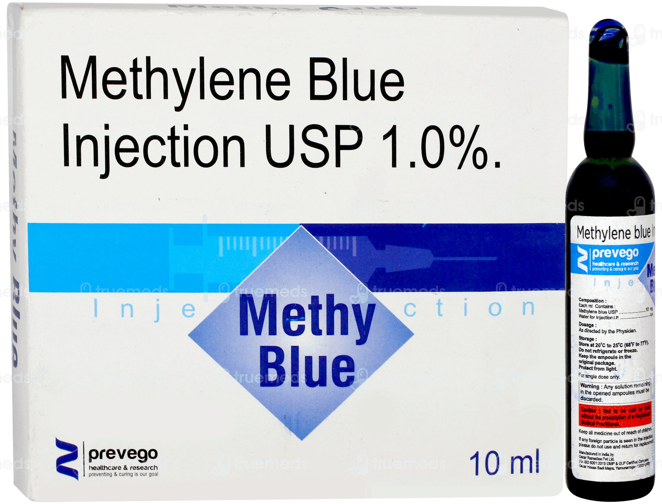 Methy Bule Injection 10ml - Uses, Side Effects, Dosage, Price | Truemeds