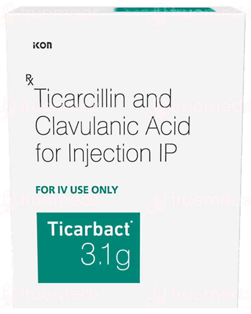 Ticarbact 31g Injection 1 - Uses, Side Effects, Dosage, Price | Truemeds