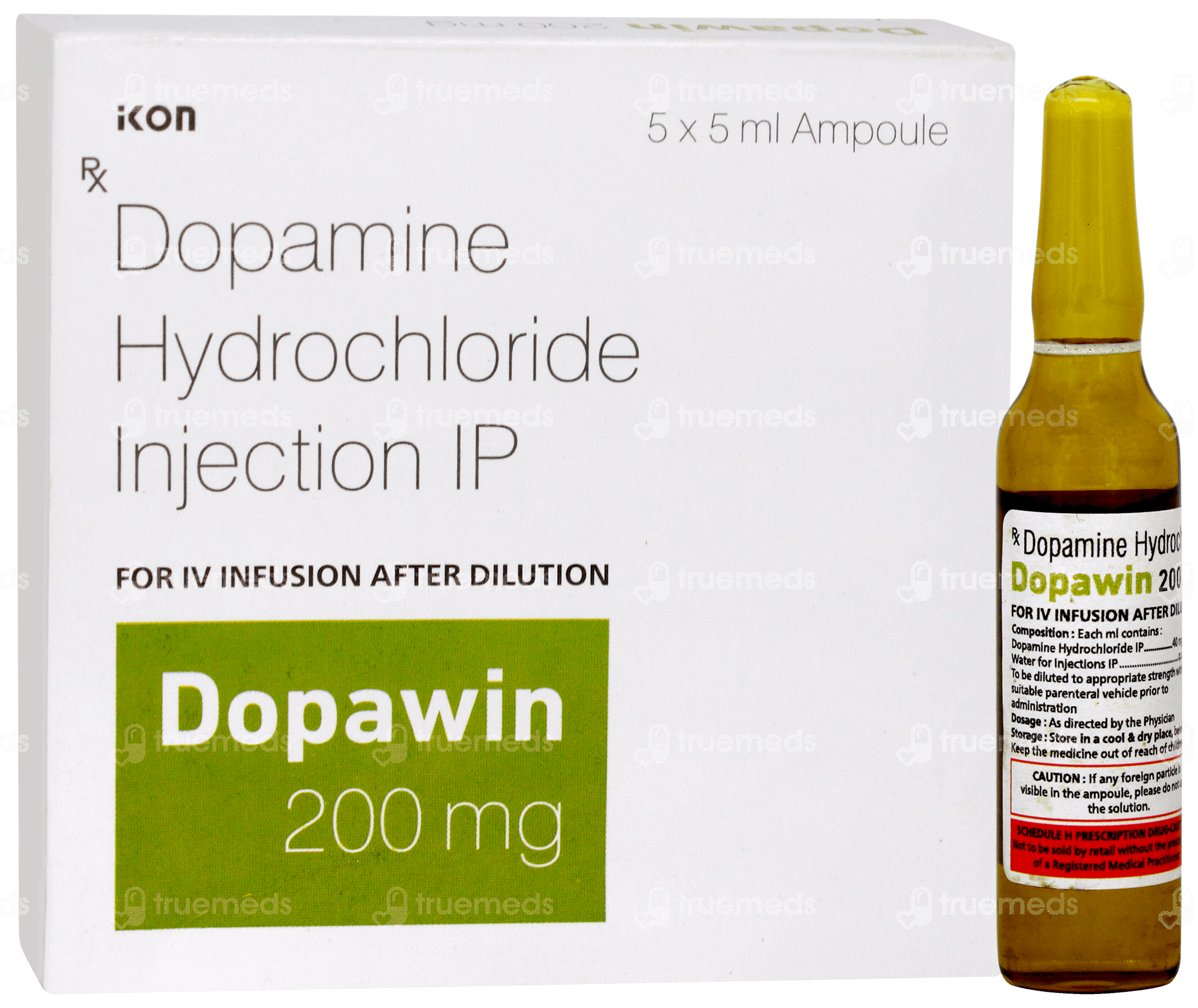 Dopawin 200mg Injection 5ml - Uses, Side Effects, Dosage, Price | Truemeds