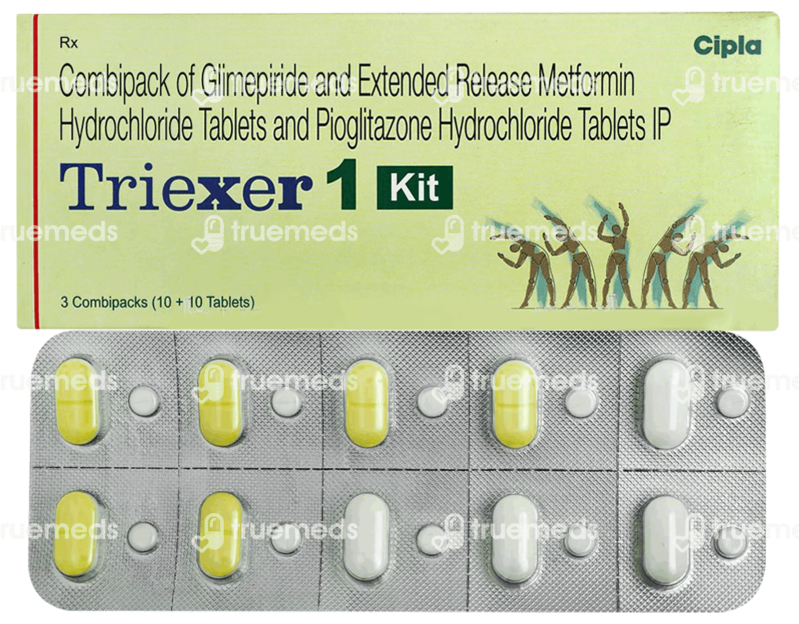 Triexer 150015 Mg Kit 10 - Uses, Side Effects, Dosage, Price | Truemeds