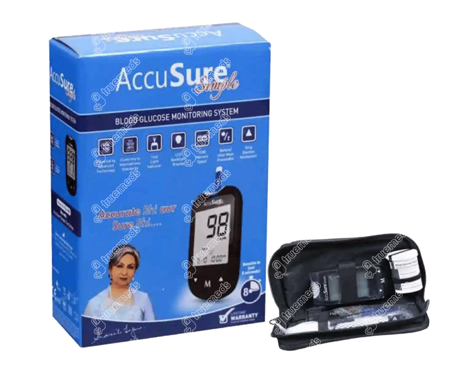 Accusure Simple 4th Generation Blood Glucose Monitoring System 1 - Uses ...