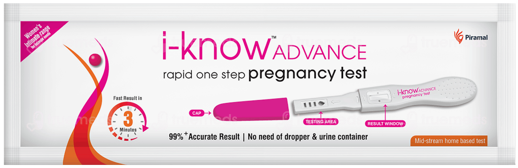 I Know Advance Rapid One Step Pregnancy Test Kit 1 - Uses, Side Effects ...