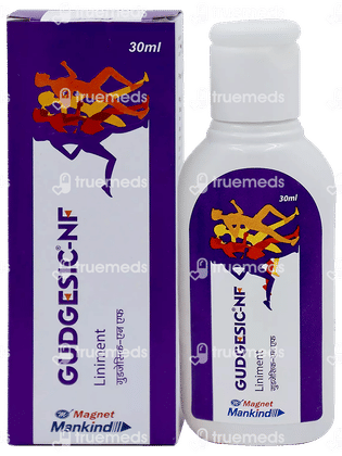 Gudgesic Nf Liniment 30 Ml - Uses, Side Effects, Dosage, Price | Truemeds