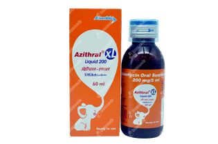 Azithral Xl 200 Liquid 60ml: Uses, Side Effects, Price & Substitutes