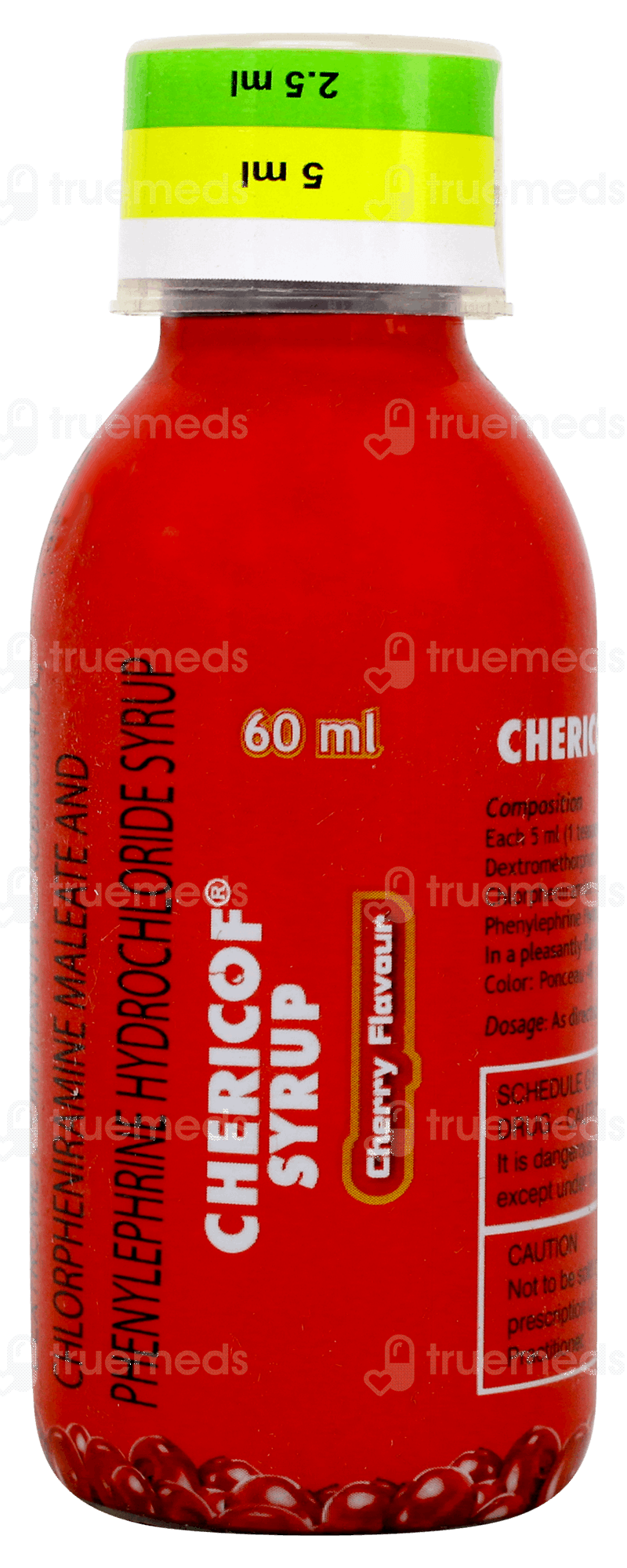 Chericof Cherry Flavour Syrup – Treat Dry Cough & Cold Symptoms