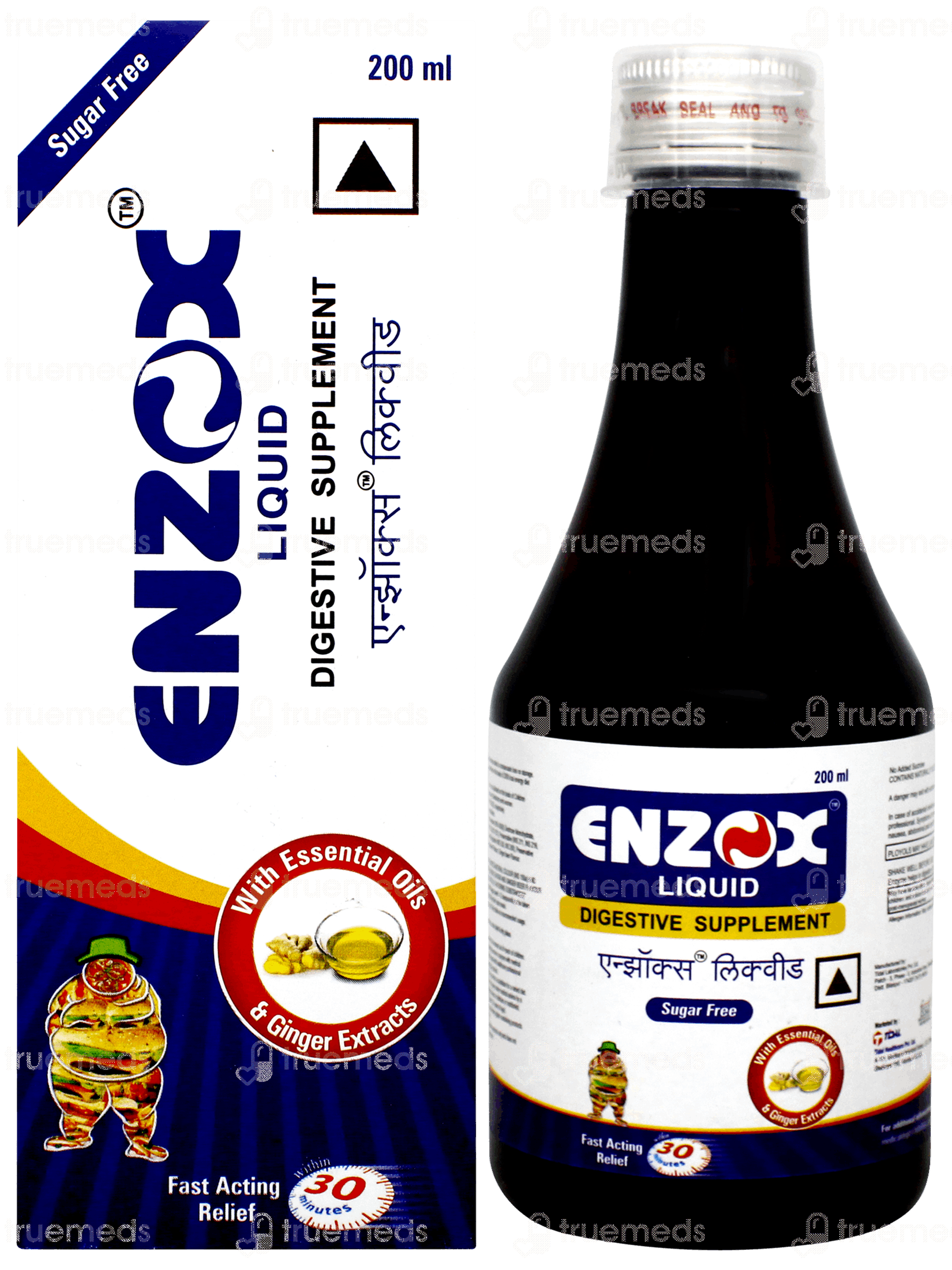 Enzox 1050 Mg Liquid 200 Ml - Uses, Side Effects, Dosage, Price | Truemeds