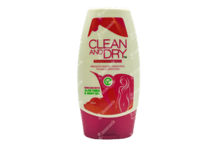 Clean And Dry Feminine Intimate Wash With Aloevera And Mint Oil Liquid ...