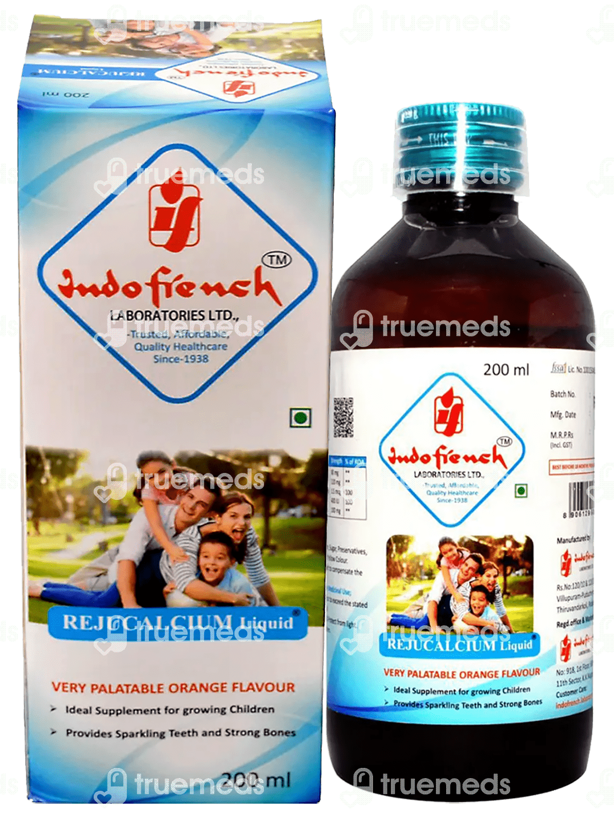 Rejucalcium Liquid 200 ML | Buy Rejucalcium Liquid Online at Truemeds