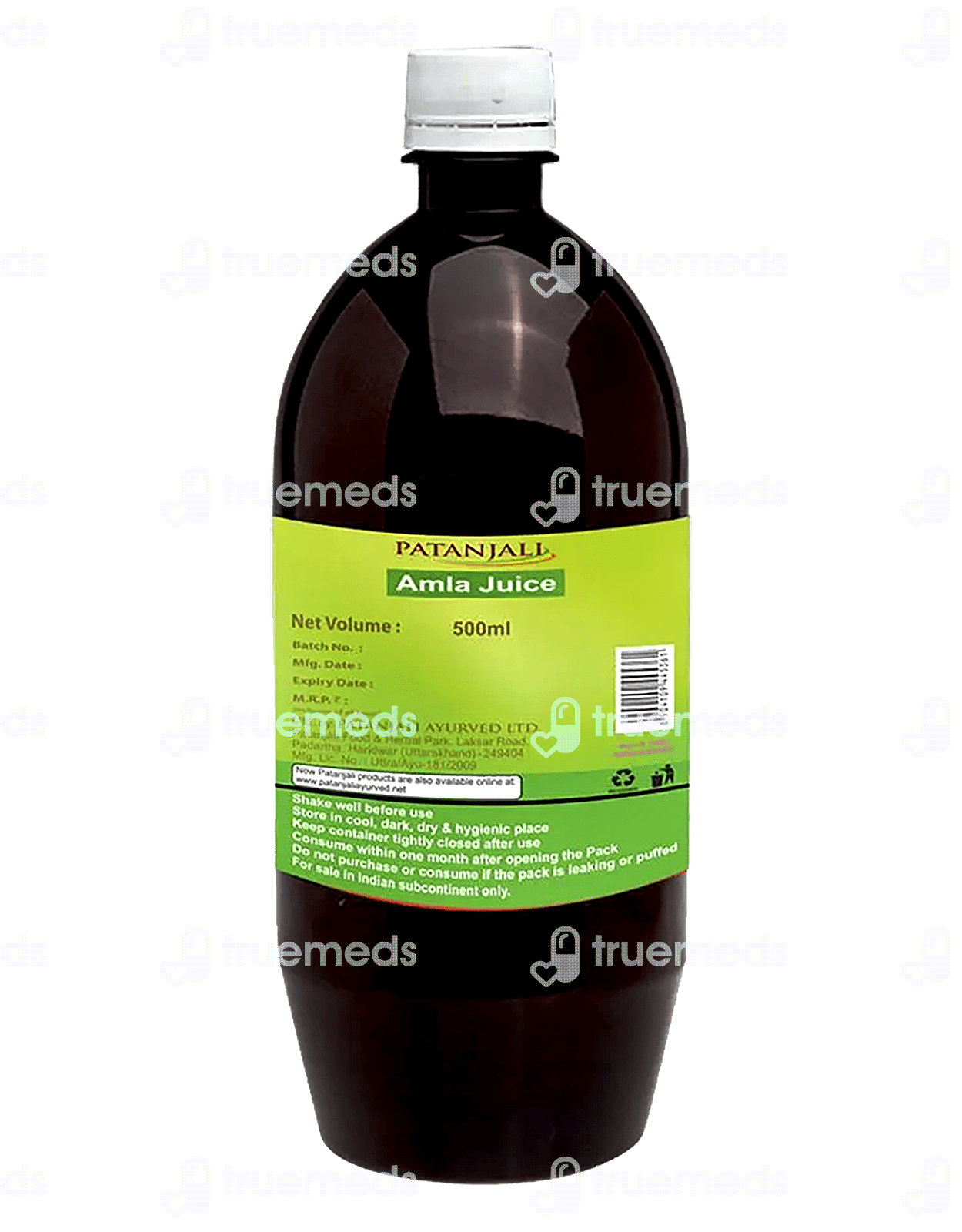 Patanjali Amla Juice 500 Ml - Uses, Side Effects, Dosage, Price | Truemeds