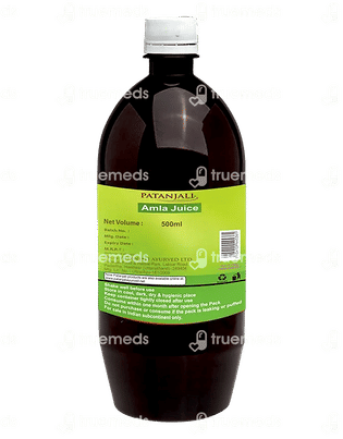 Patanjali Amla Juice 500 Ml - Uses, Side Effects, Dosage, Price | Truemeds