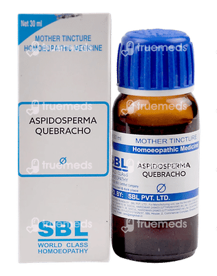 Sbl Aspidosperma Quebracho Mother Tincture 30 Ml - Uses, Side Effects ...