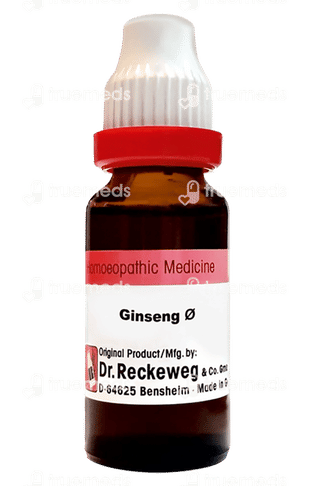 Dr Reckeweg Ginseng Mother Tincture 20 Ml - Uses, Side Effects, Dosage ...