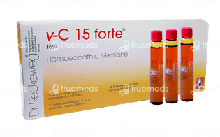 Dr Reckeweg V C 15 Forte Tonic 10 Ml Pack Of 12 - Uses, Side Effects ...