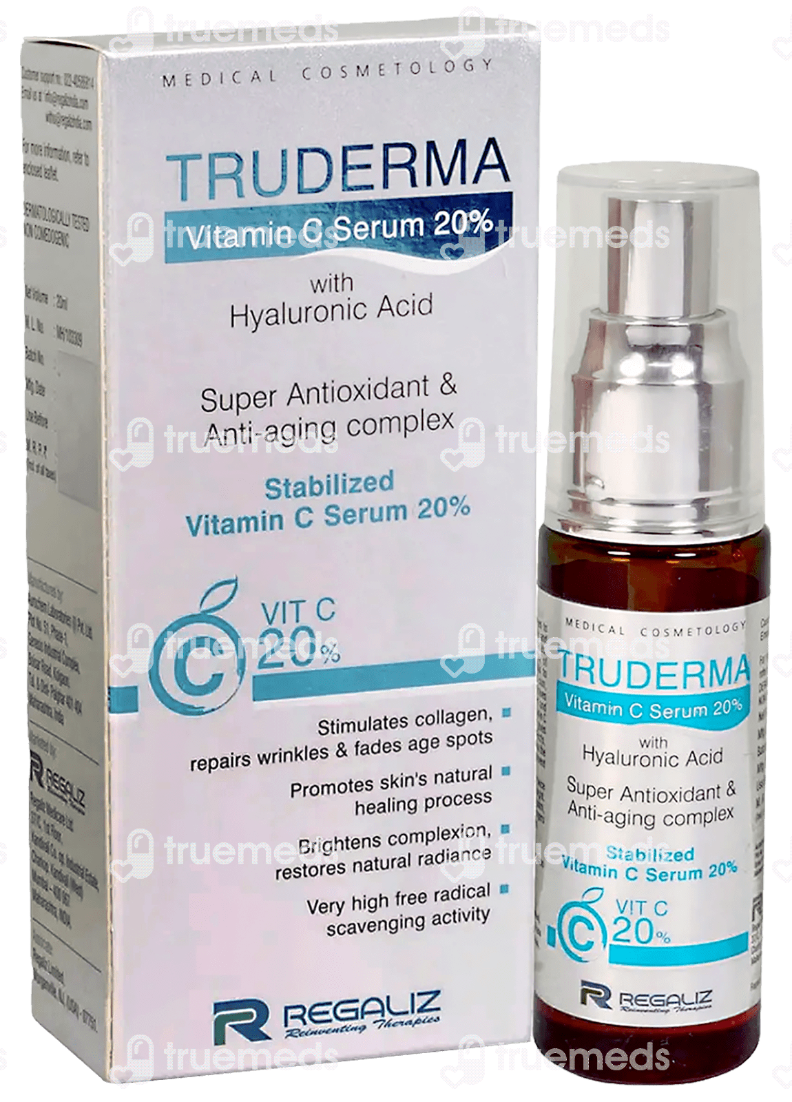 Truderma Vitamin C Serum 20 Ml - Uses, Side Effects, Dosage, Price ...