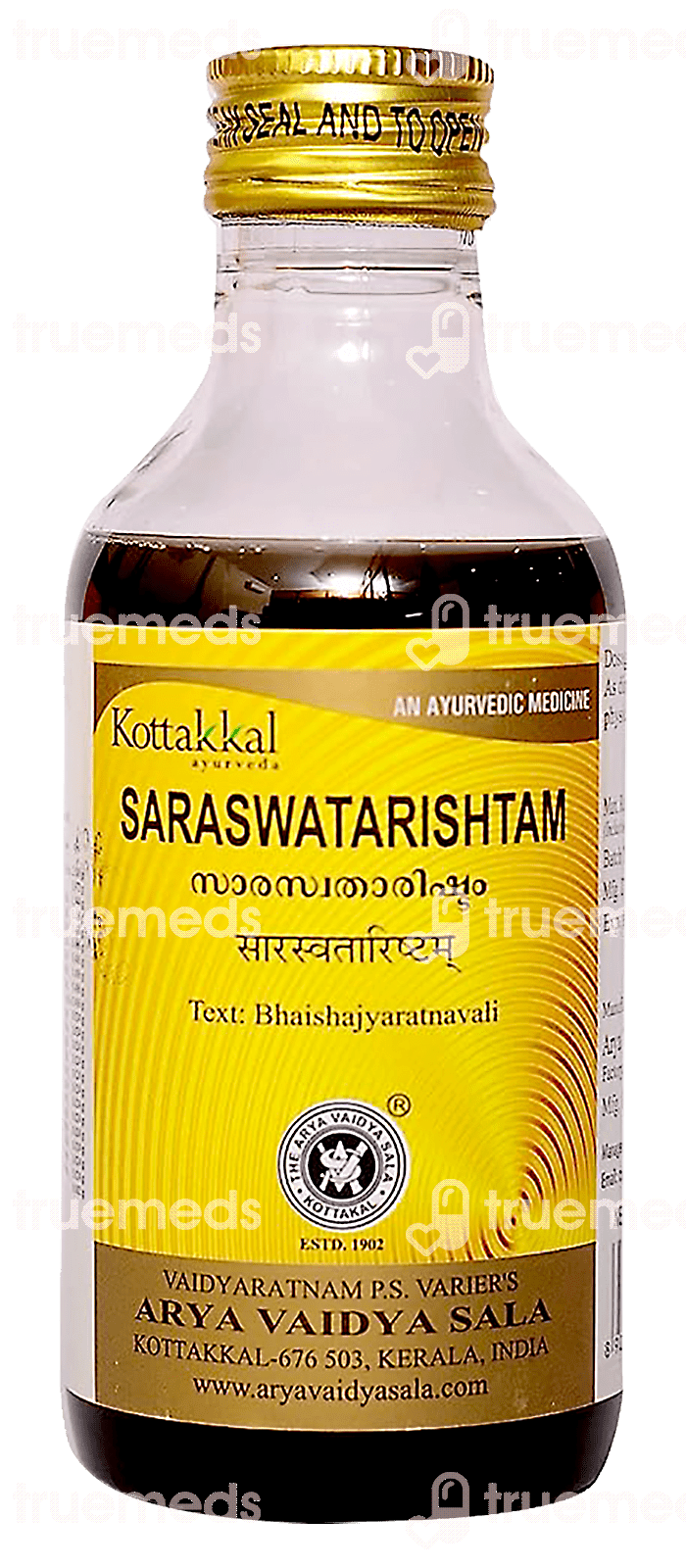 Kottakkal Ayurveda Saraswatarishtam 200 Ml - Uses, Side Effects, Dosage, Price | Truemeds
