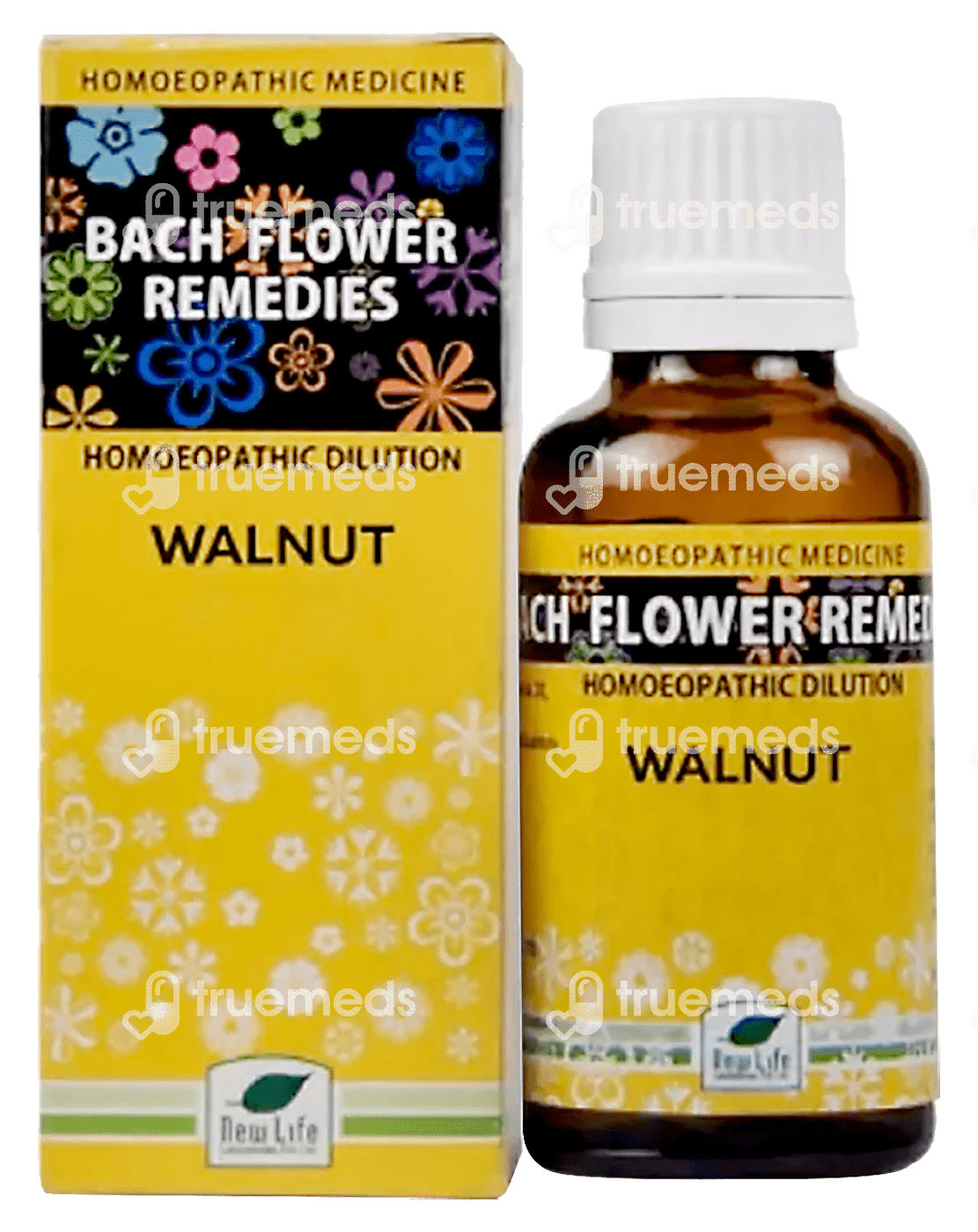 New Life Bach Flower Walnut 30 Dilution 30 Ml - Uses, Side Effects, Dosage, Price | Truemeds