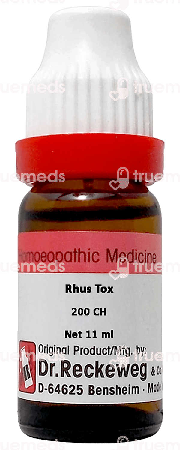 Dr Reckeweg Rhus Tox 200 Ch Dilution 11 Ml - Uses, Side Effects, Dosage ...
