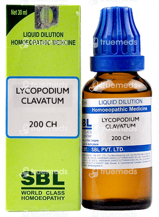 Sbl Lycopodium Clavatum 200 Ch Dilution 30 Ml - Uses, Side Effects ...