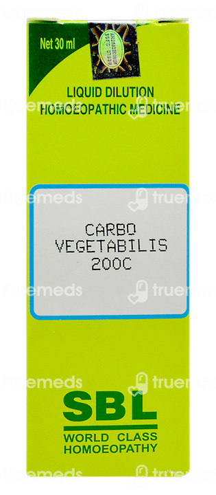 Sbl Carbo Vegetabilis 200 Ch Dilution 30 Ml - Uses, Side Effects ...