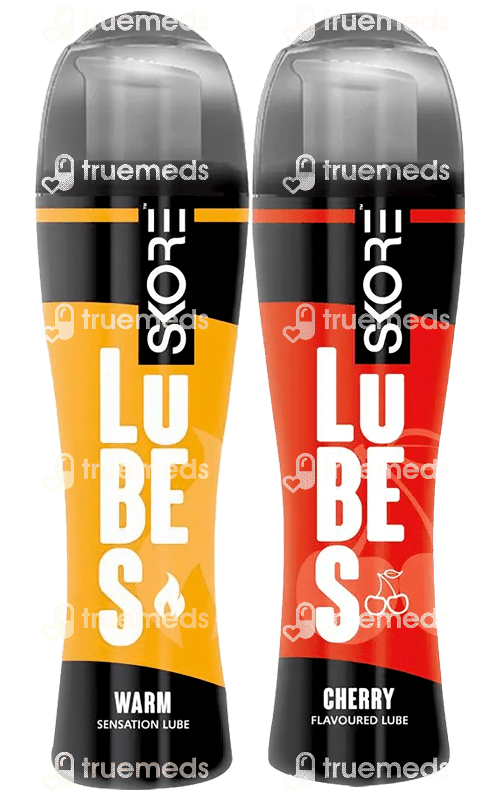 Skore Warm Sensation And Cherry Flavoured Combo Pack 2 Lubricant 50 Ml ...