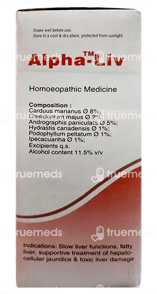 Dr Willmar Schwabe India Alpha Liv Liver Tonic 500 Ml - Uses, Side ...