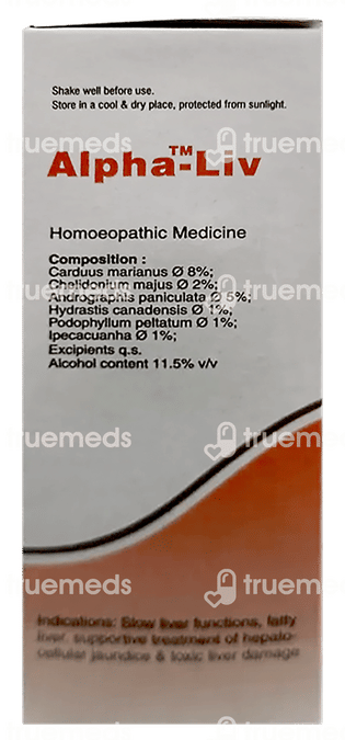 Dr Willmar Schwabe India Alpha Liv Liver Tonic 100 Ml - Uses, Side ...