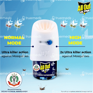 All Out Ultra Refill Liquid 45 Ml - Uses, Side Effects, Dosage, Price ...