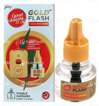 Good Knight Gold Flash Refill 45 Ml - Uses, Side Effects, Dosage, Price ...