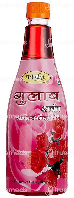 Patanjali Gulab Sharbat 750 Ml - Uses, Side Effects, Dosage, Price ...