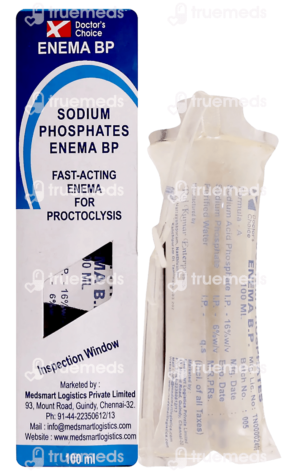 Doctors Choice Sodium Phosphates Enema Bp 100 Ml - Uses, Side Effects ...