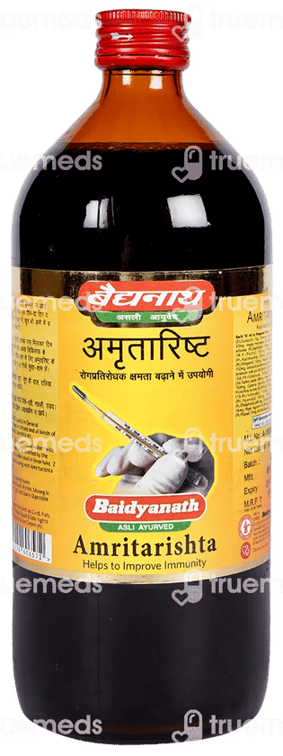 Baidyanath Amritarishta 680 Ml - Uses, Side Effects, Dosage, Price ...