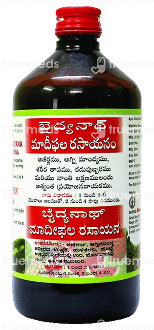 Baidyanath Matulanga Madiphal Rasayana 450 Ml - Uses, Side Effects ...