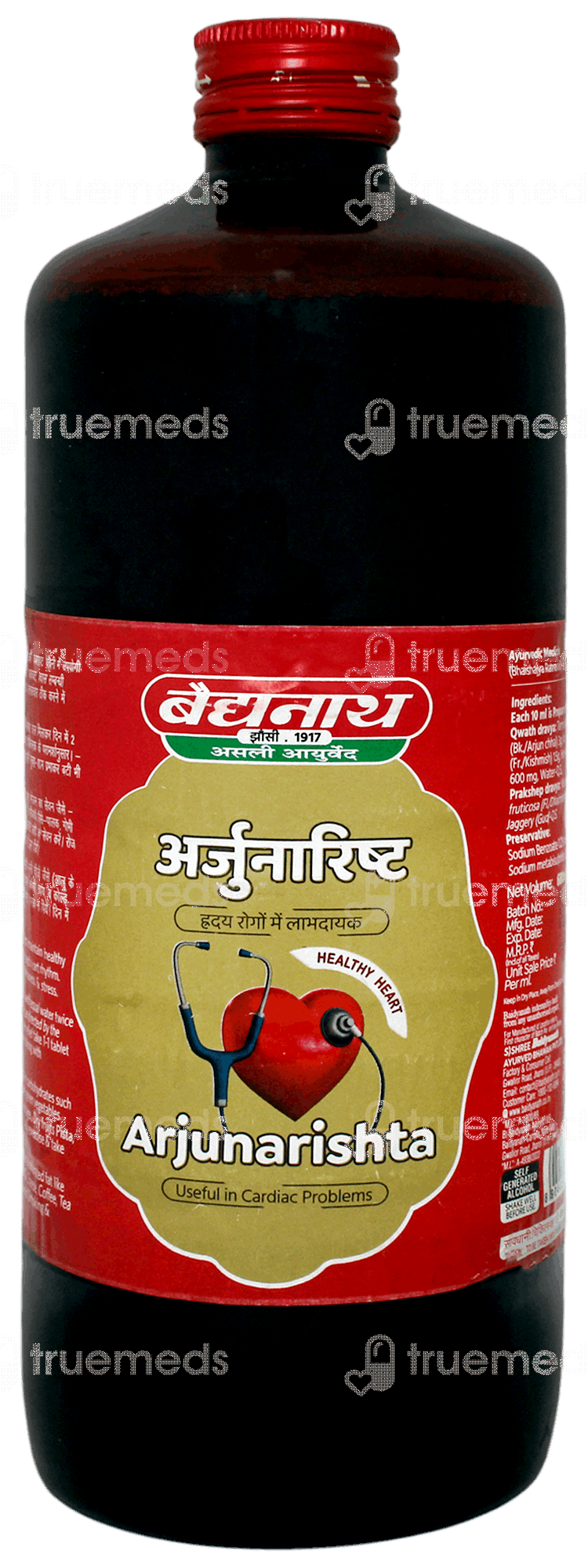 Baidyanath Arjunarishta Liquid 680 Ml - Uses, Side Effects, Dosage ...