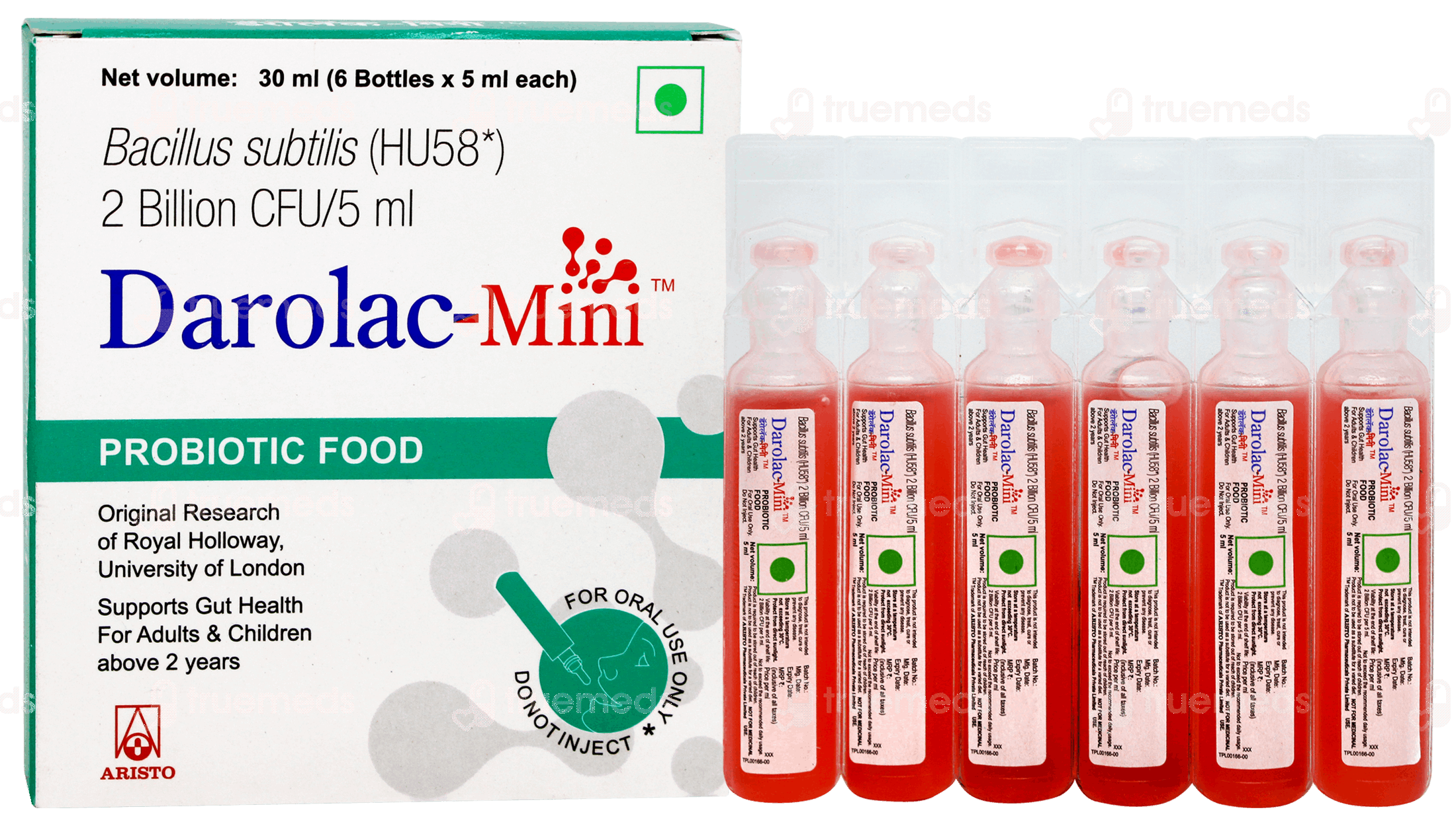 Darolac Mini Liquid 5 Ml Pack Of 6 - Uses, Side Effects, Dosage, Price ...