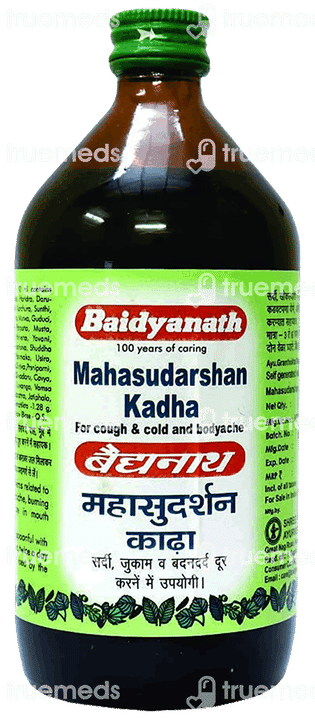 Baidyanath Mahasudarshan Kadha Liquid 450 Ml - Uses, Side Effects, Dosage, Price | Truemeds
