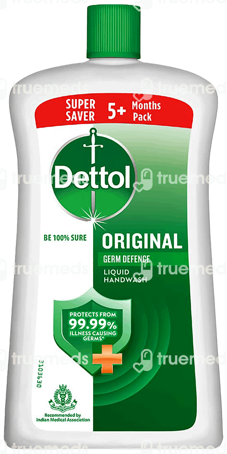 Dettol Original Liquid Handwash 900 Ml - Uses, Side Effects, Dosage ...
