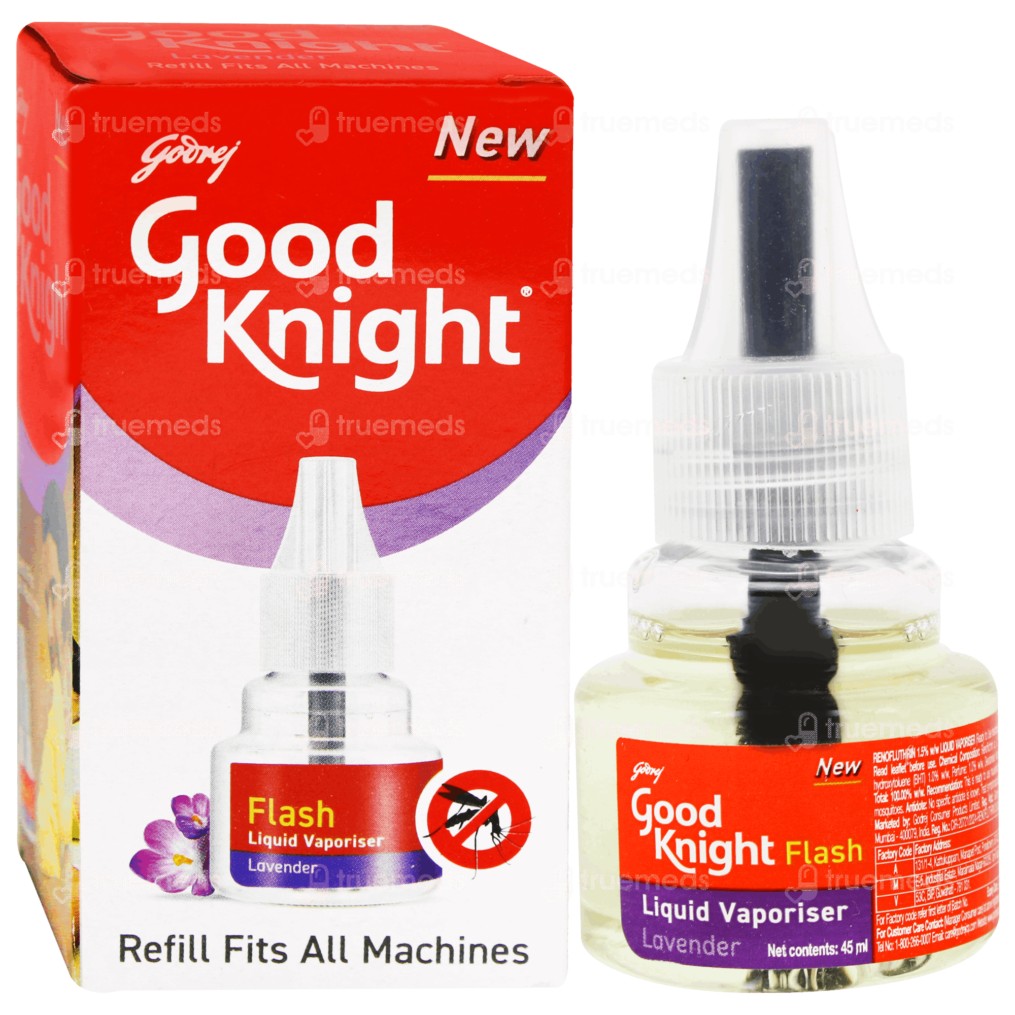 New Good Knight Refill 45ml - Uses, Side Effects, Dosage, Price | Truemeds