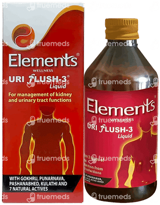 Elements Uri Flush 3 Liquid 200 Ml - Uses, Side Effects, Dosage, Price ...