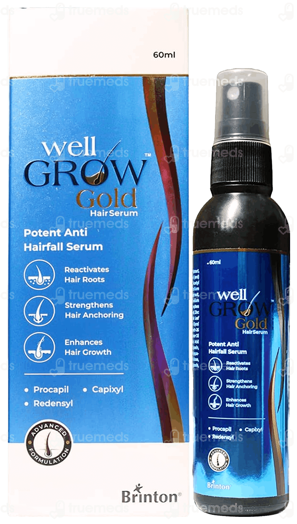 Well Grow Gold Bottle Hair Serum 60 Ml - Uses, Side Effects, Dosage ...