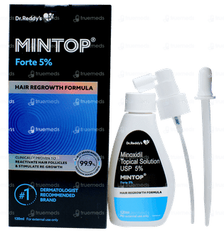 Mintop Forte 5 Solution 120 Ml - Uses, Side Effects, Dosage, Price ...