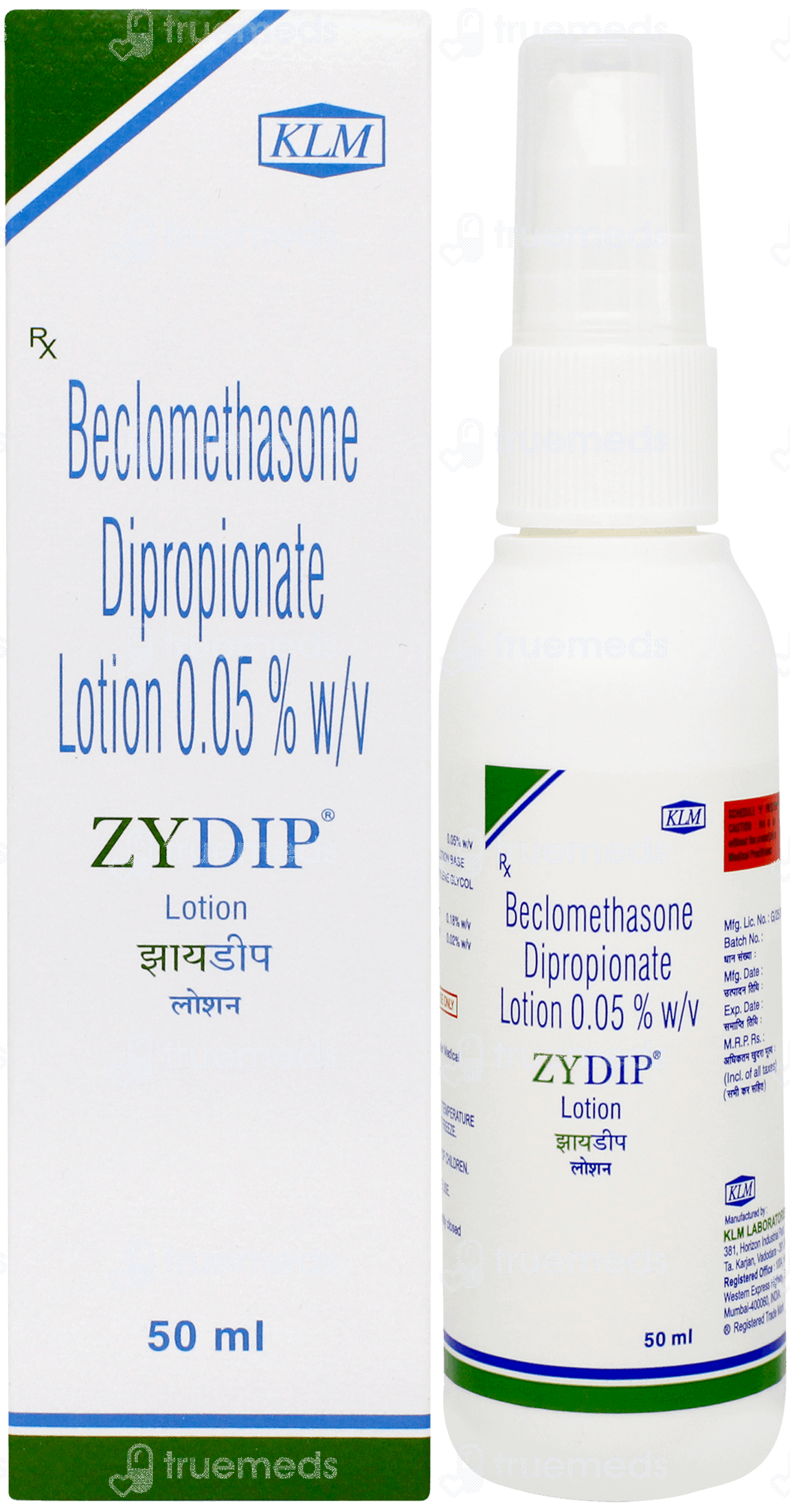 Zydip Lotion 50 Ml - Uses, Side Effects, Dosage, Price | Truemeds