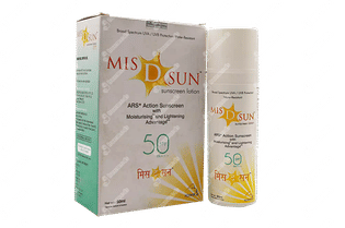 Mis D Sun Spf 50 Lotion 50 Ml - Uses, Side Effects, Dosage, Price ...