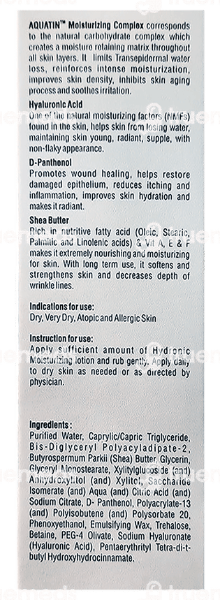 Hydronic Moisturizing Lotion 100 Ml - Uses, Side Effects, Dosage, Price ...
