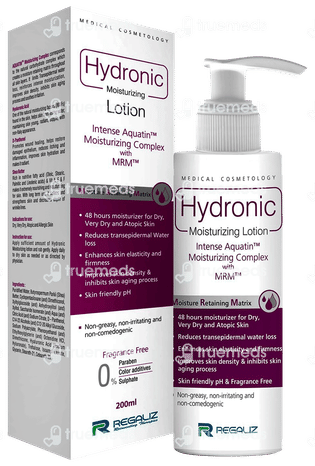 Hydronic Moisturizing Lotion 200 Ml - Uses, Side Effects, Dosage, Price ...