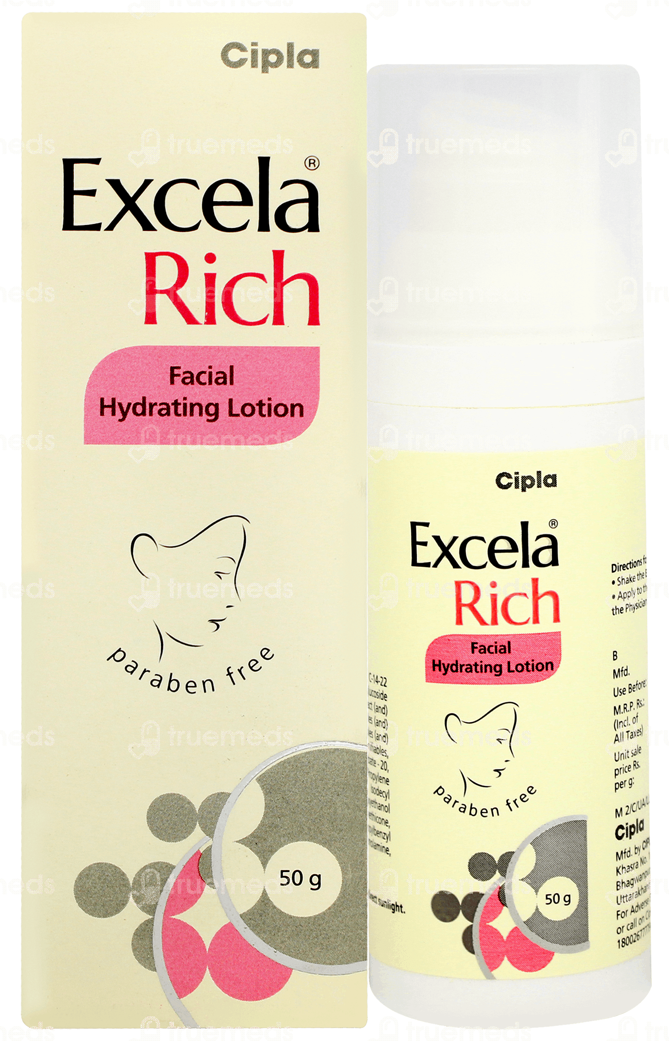 Excela Rich Facial Hydrating Lotion 50 Gm - Uses, Side Effects, Dosage ...