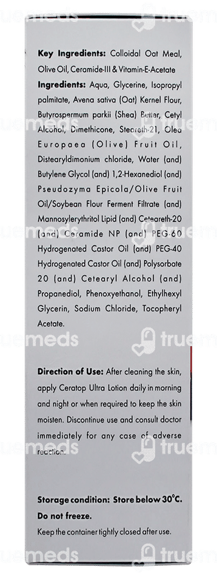 Ceratop Ultra Lotion 100 Ml - Uses, Side Effects, Dosage, Price | Truemeds