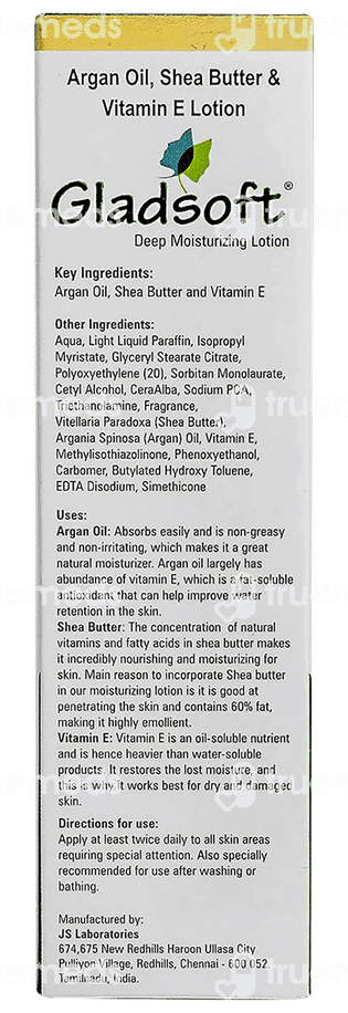Gladsoft Lotion 100 Ml - Uses, Side Effects, Dosage, Price | Truemeds
