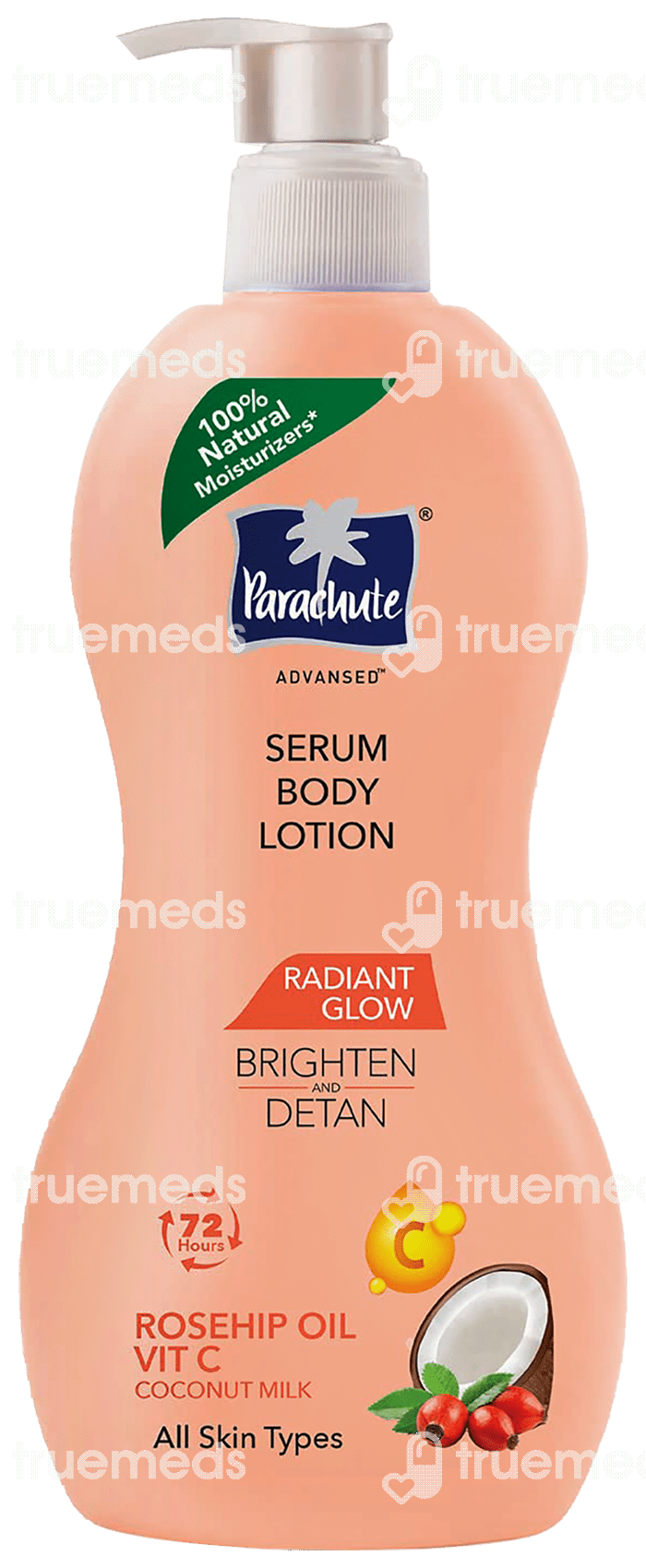 Parachute Advansed Radiant Glow Serum Body Lotion 400 Ml - Uses, Side ...