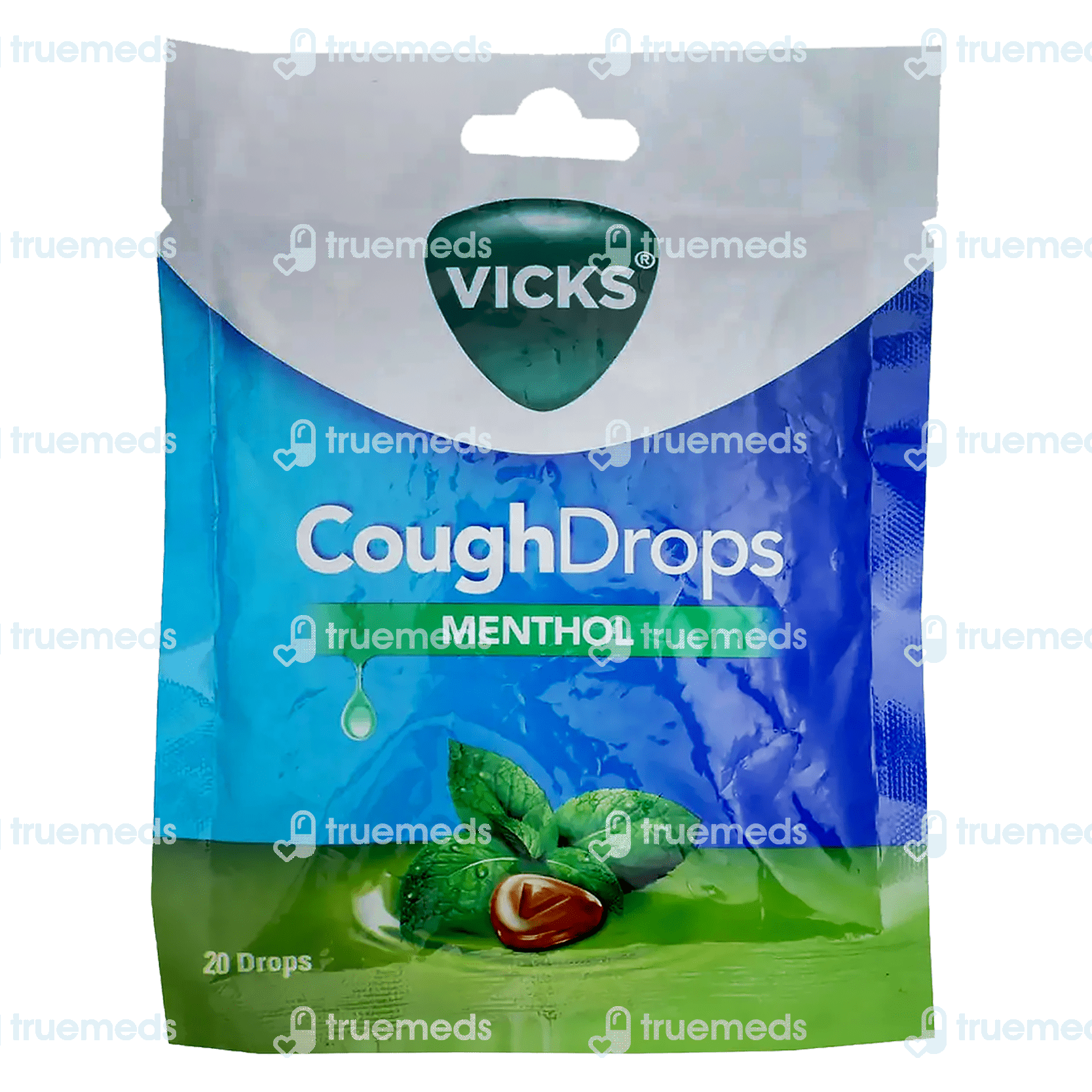 Vicks Cough Drops Menthol Lozenges 20 - Uses, Side Effects, Dosage, Price | Truemeds