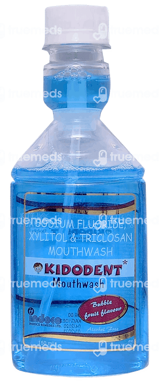 Kidodent Mouth Wash 150 Ml - Uses, Side Effects, Dosage, Price | Truemeds